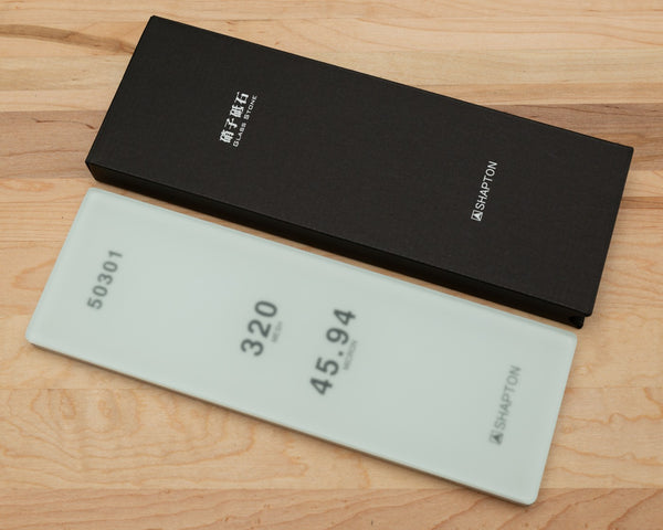Shapton Glass Stone 320 Grit Sharpening Stone - PaulsFinest.com
